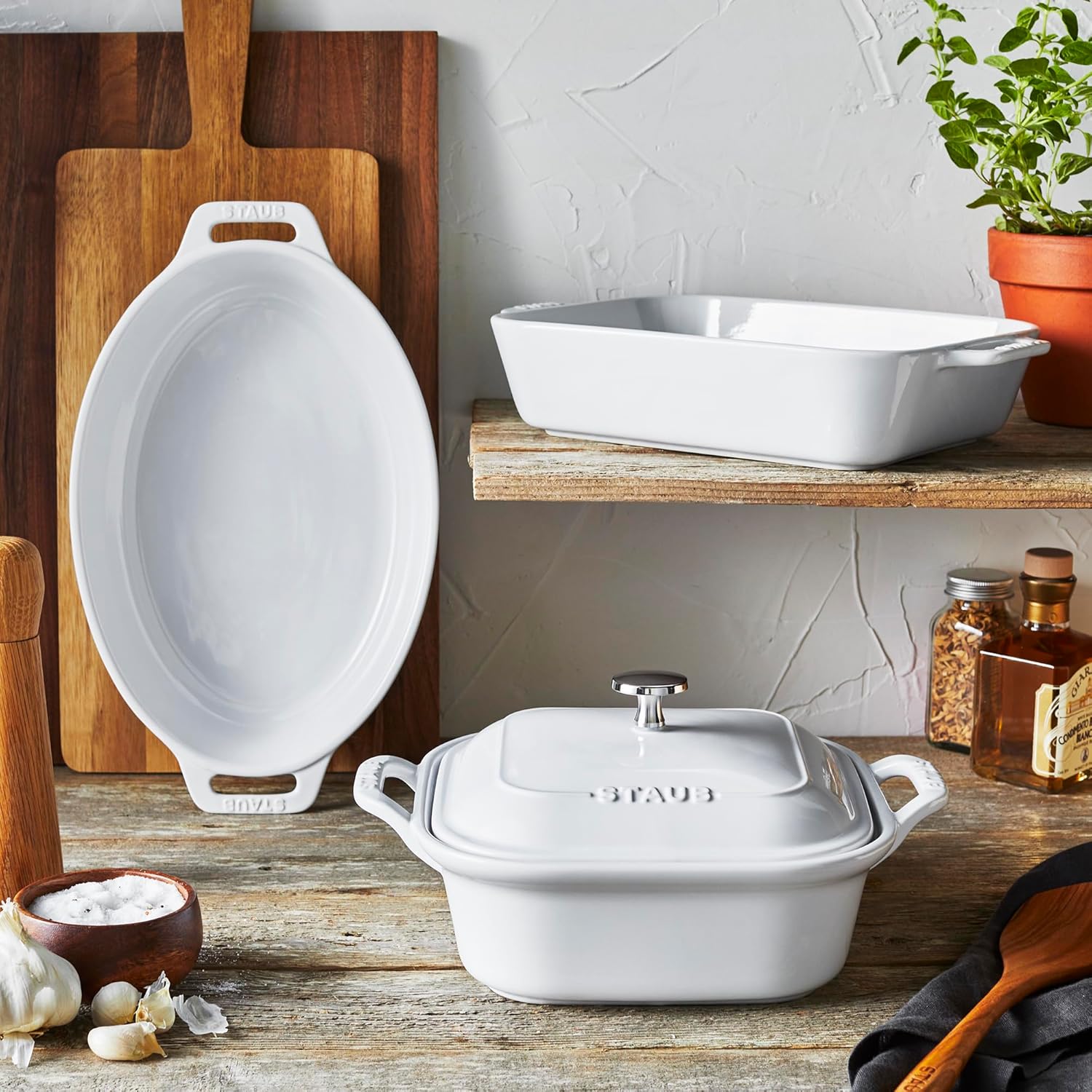 Staub Ceramic 4pc Mixed Baking Set | Pans on Fire